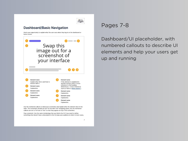 Software User Guide Template | A4 & US Letter | Compatible With ...