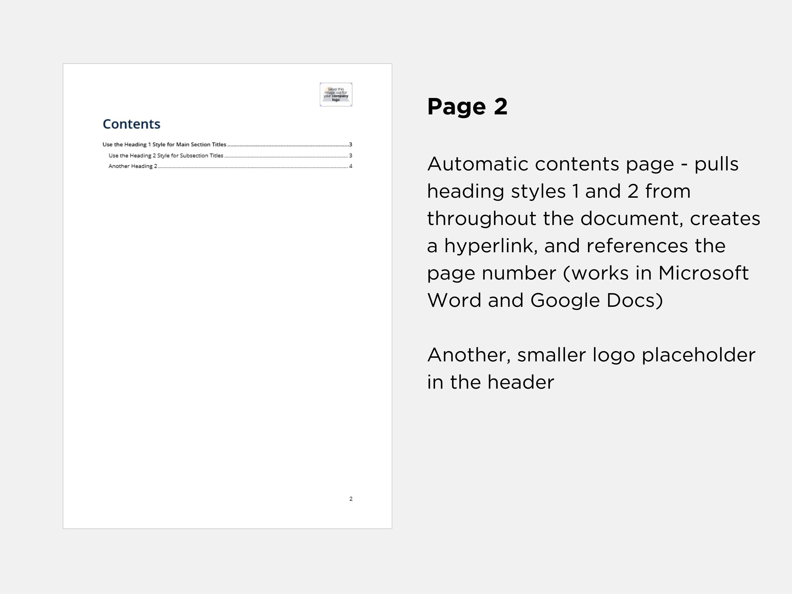 Simple US Letter Size User Guide / Instruction Manual Template in ...