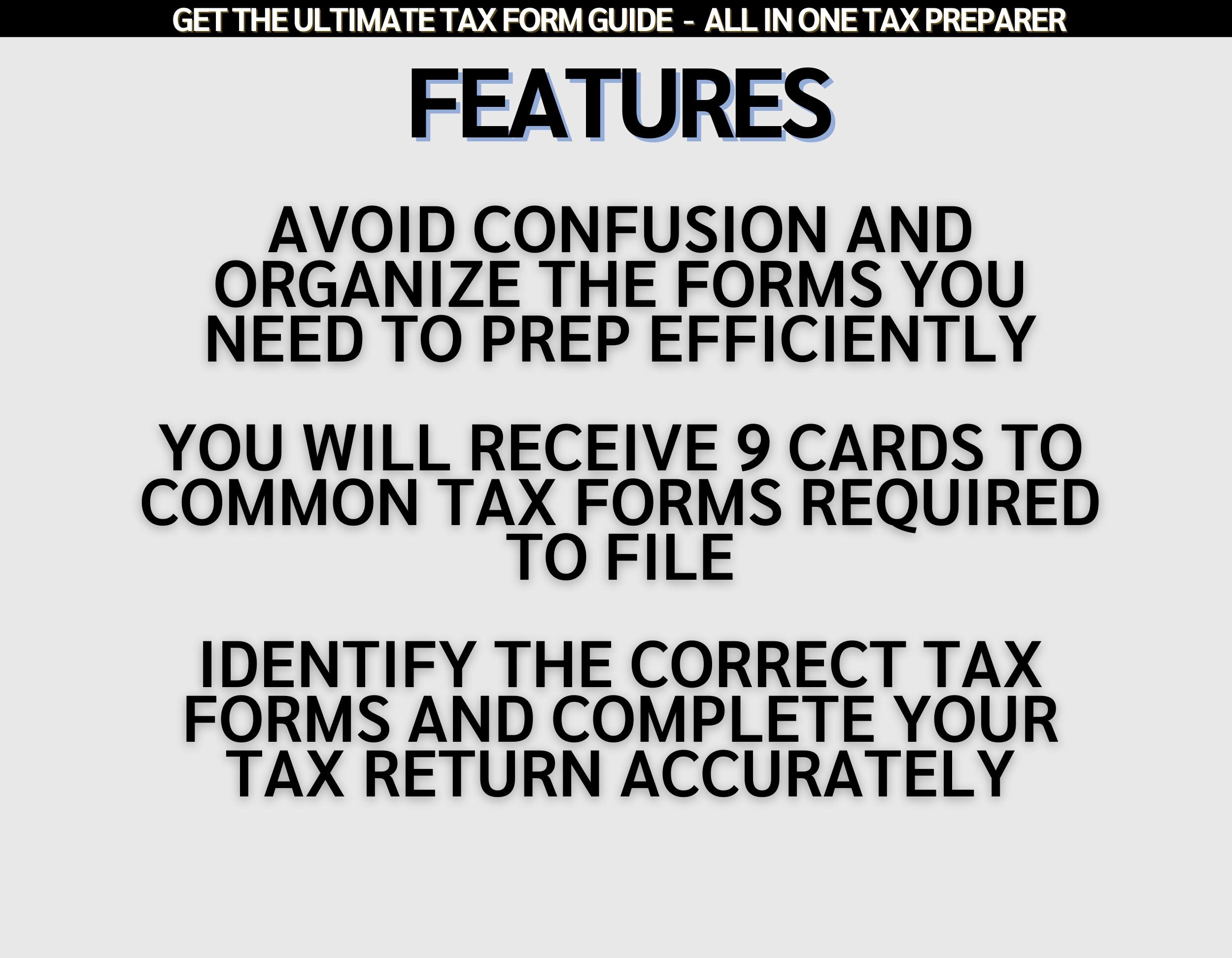 Ultimate Tax Guide Flyer Tax Infographic Forms Tax Preparer Filing ...