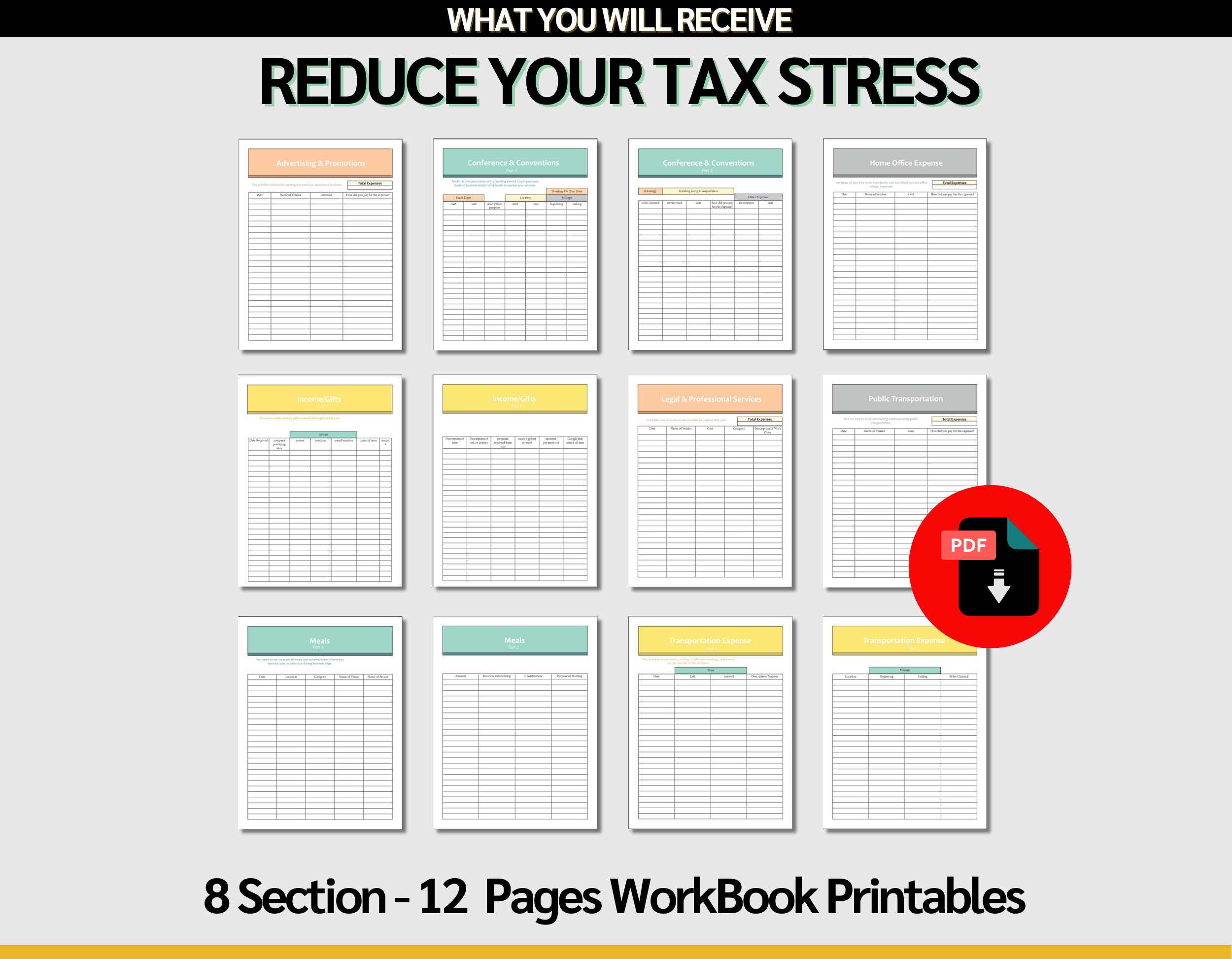 Ultimate Tax Guide E-book for Entrepreneurs Small Business Spreadsheet ...