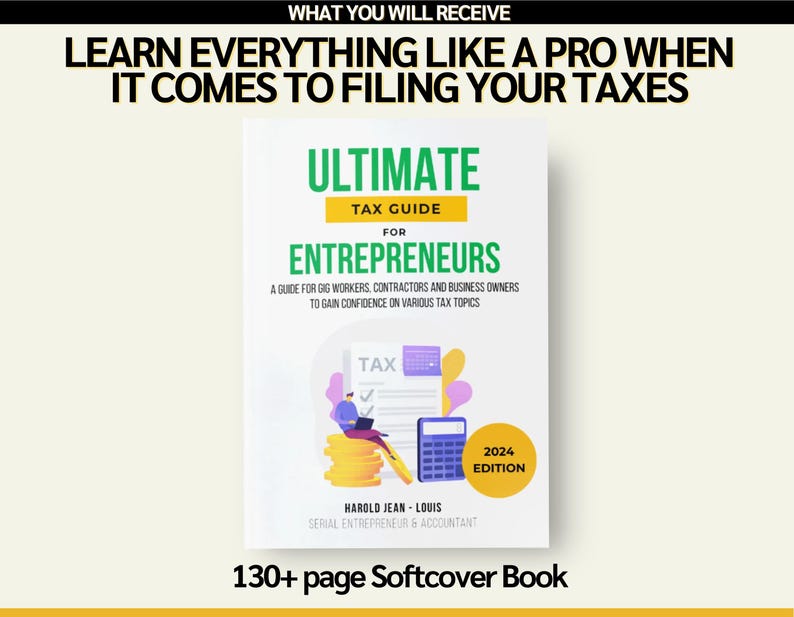 Ultimate Tax Guide Book Bundle for Entrepreneurs Personal Small ...
