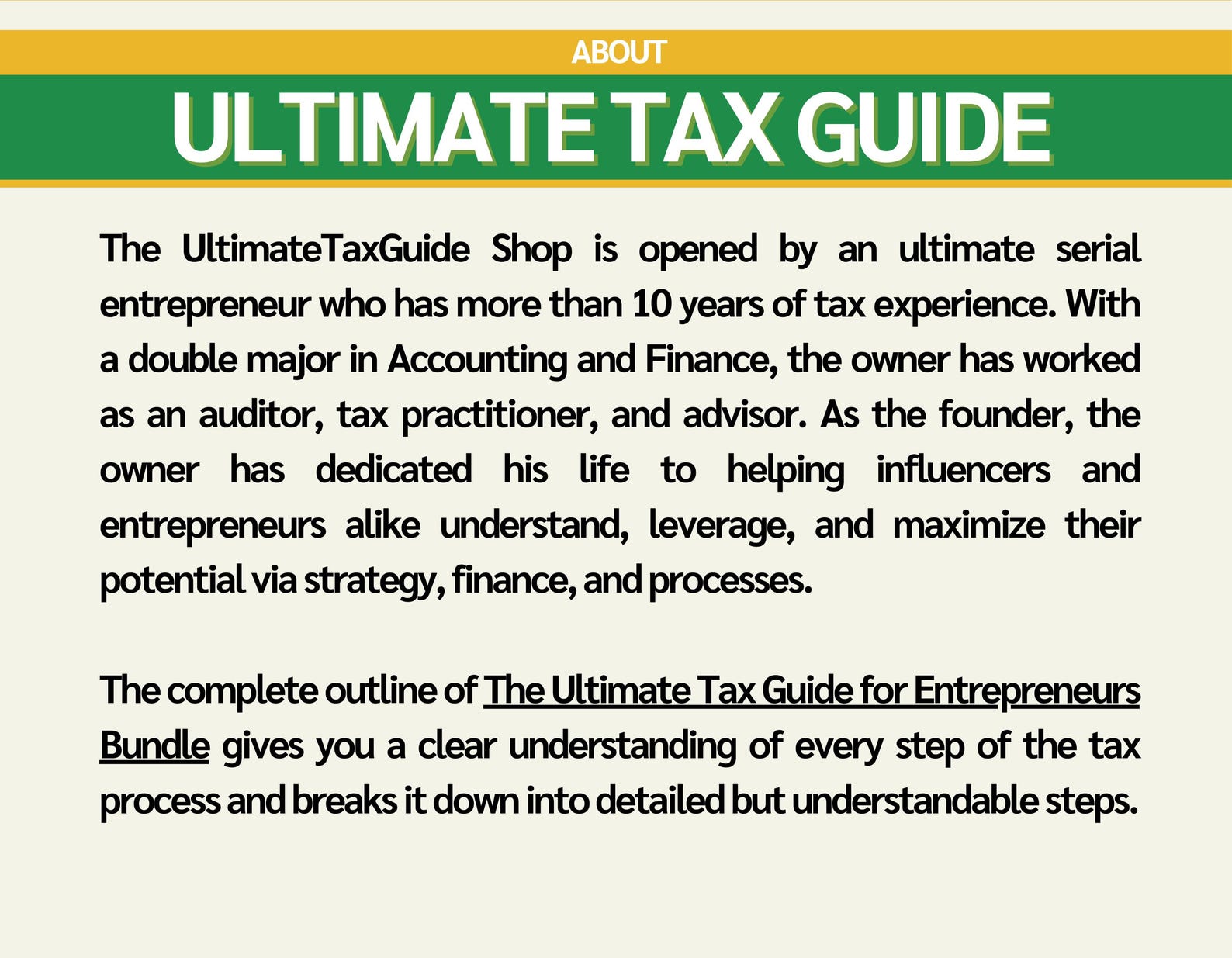 Ultimate Tax Guide Book Bundle for Entrepreneurs Personal Small ...