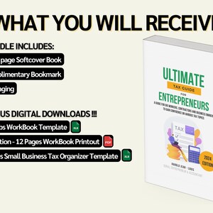 Ultimate Tax Guide Book Bundle for Entrepreneurs Personal Small ...