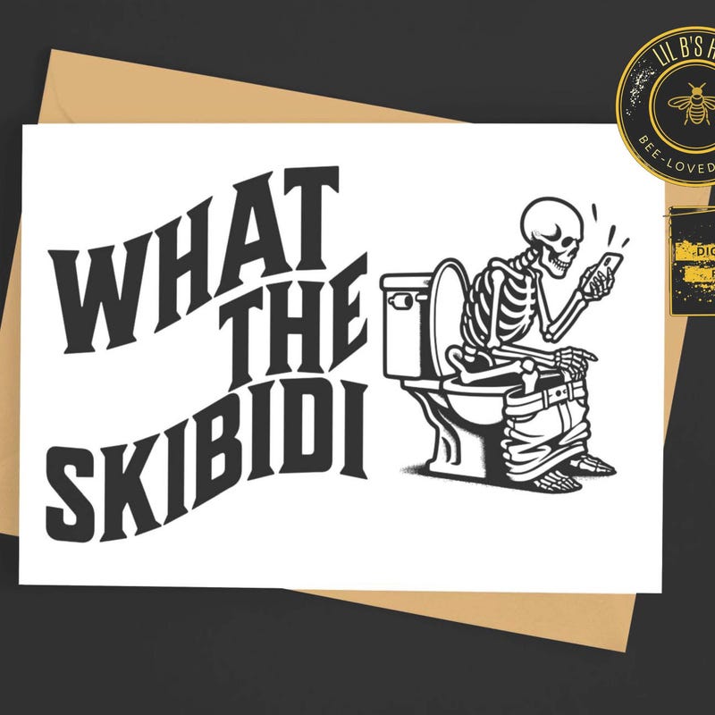 Skibidi Toilet Cards - Etsy