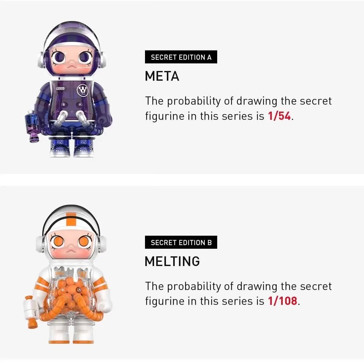 Pop Mart Molly AUTHENTIC New Patrick Star POP MART Mega Space Molly 100 ...