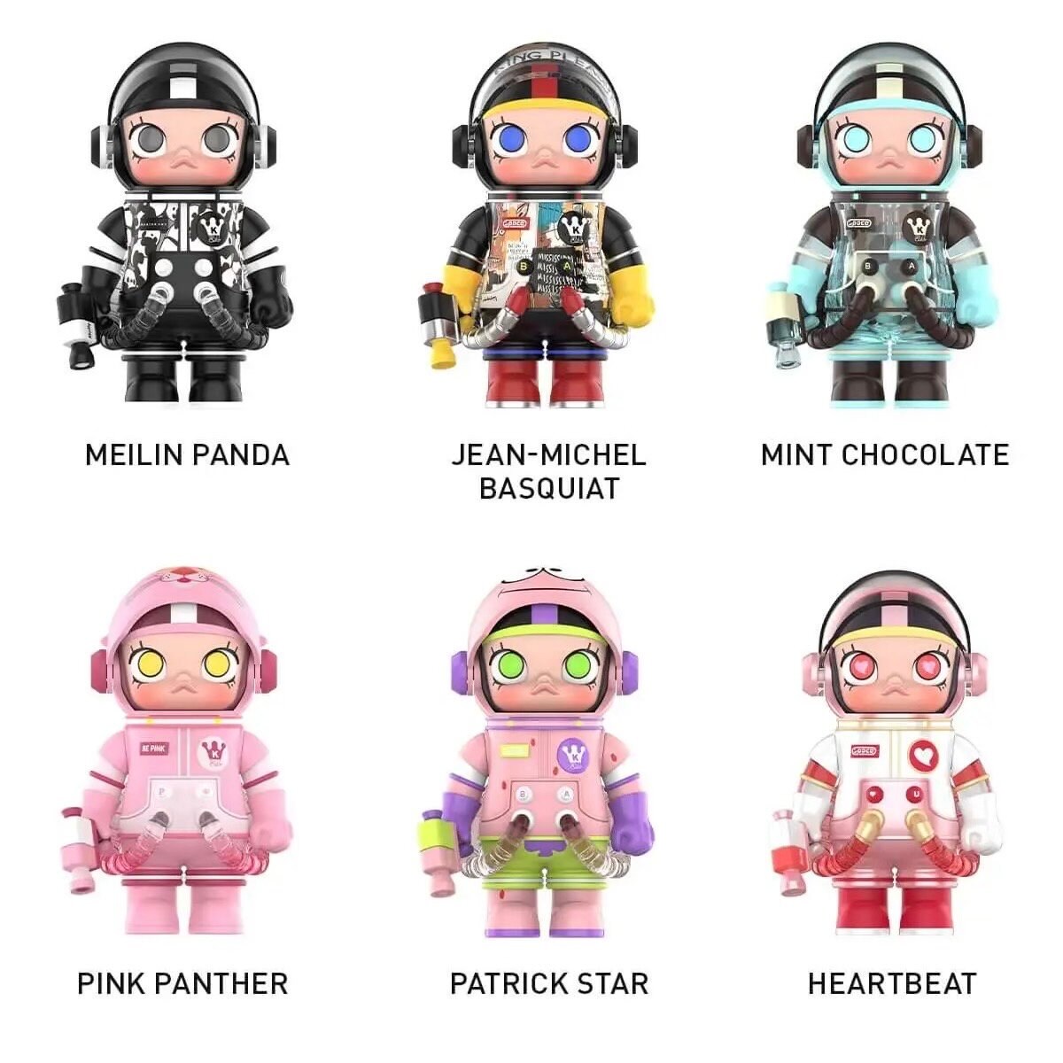 Pop Mart Molly AUTHENTIC New Pink Panther POP MART Mega Space Molly 100 ...