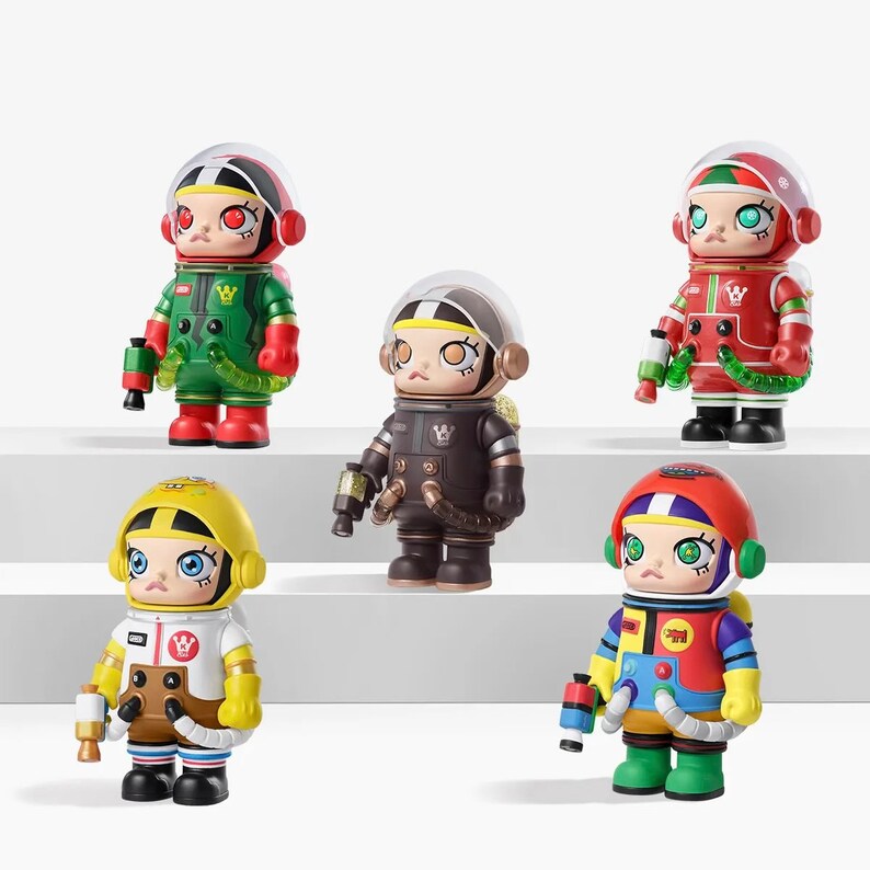 Pop Mart Molly AUTHENTIC New Little Painter Mart Mega Collection 100% ...