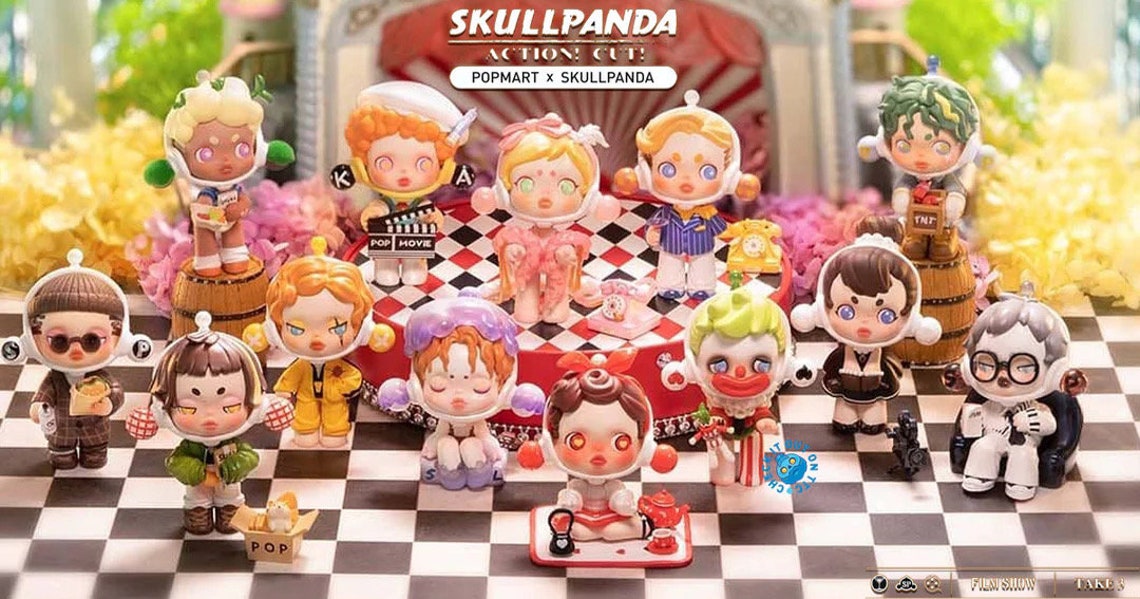Pop Mart Skullpanda AUTHENTIC New Afternoon Beauty Pop Mart SKULLPANDA ...