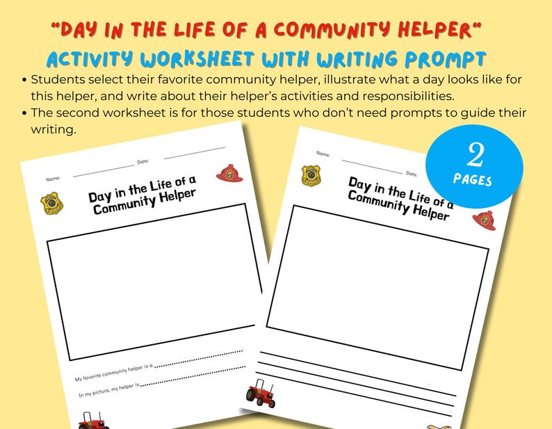 Community Helpers Social Studies Lesson Plan: Jobs Unit for ...