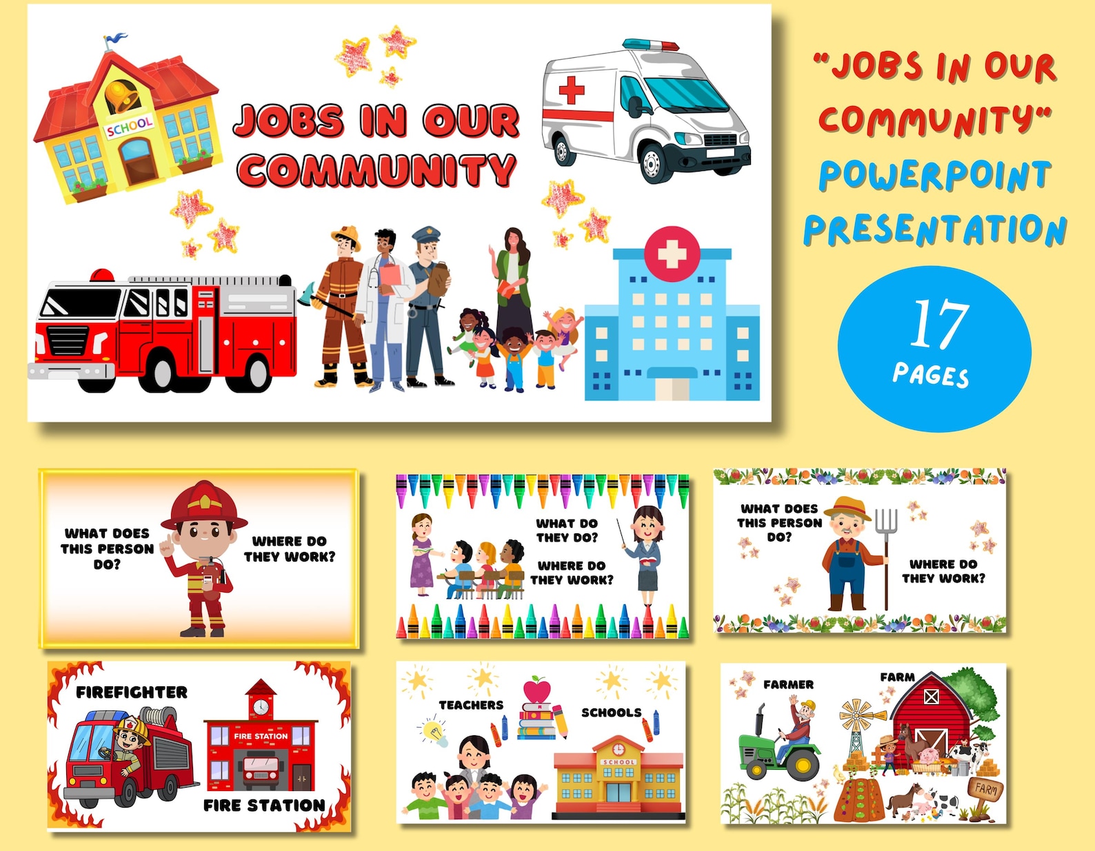 Community Helpers Social Studies Lesson Plan: Jobs Unit for ...