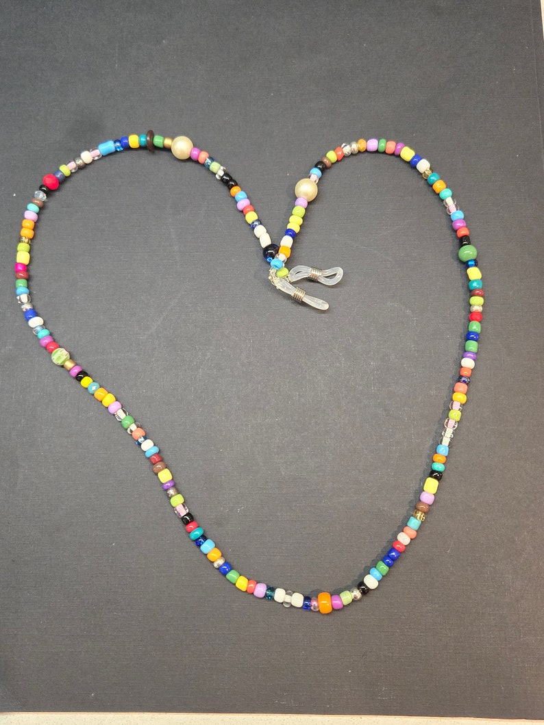 Custom Beaded Glasses Chain - Etsy