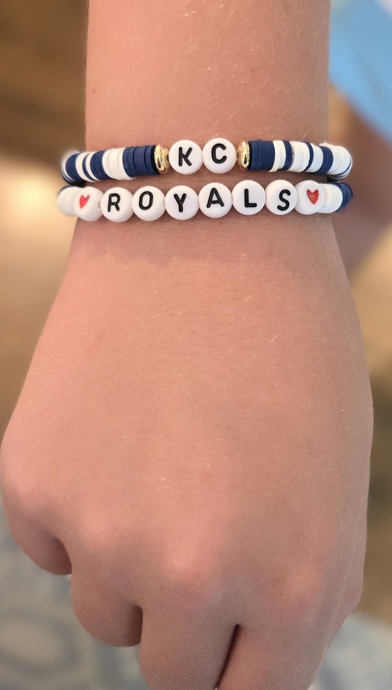 Sports Team Clay Bead Bracelets - Etsy