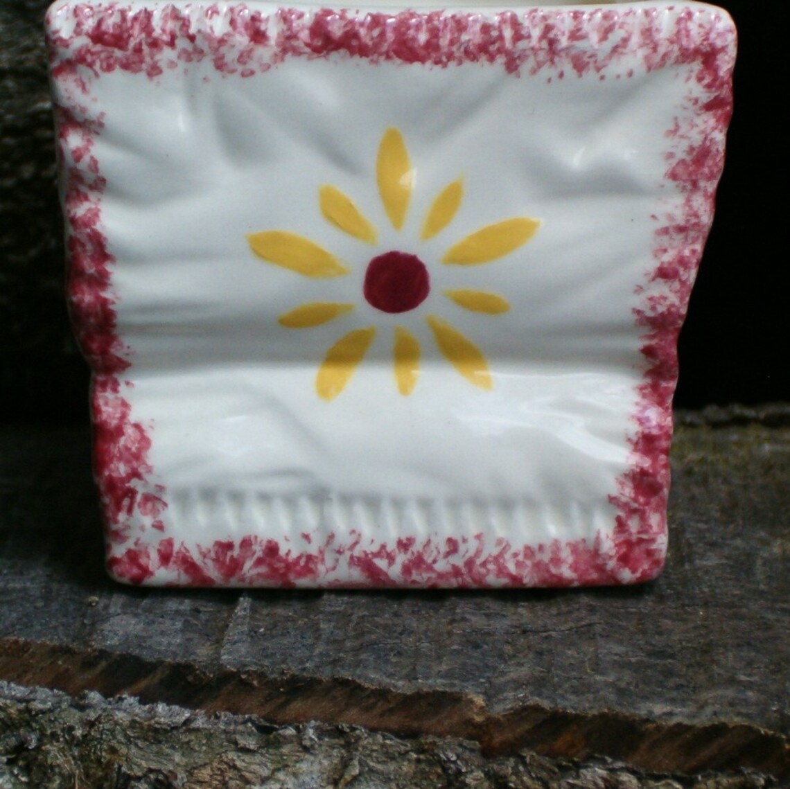 Handmade Ceramic Gift Bag With Handpainted Flower Ceramic - Etsy