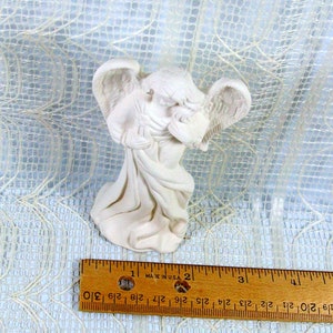 Handmade Unpainted Ceramic Angel Figurine / Angel Statue / - Etsy