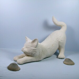 Ready to Paint Ceramic Cat Figurine / Paint It Yourself - Etsy