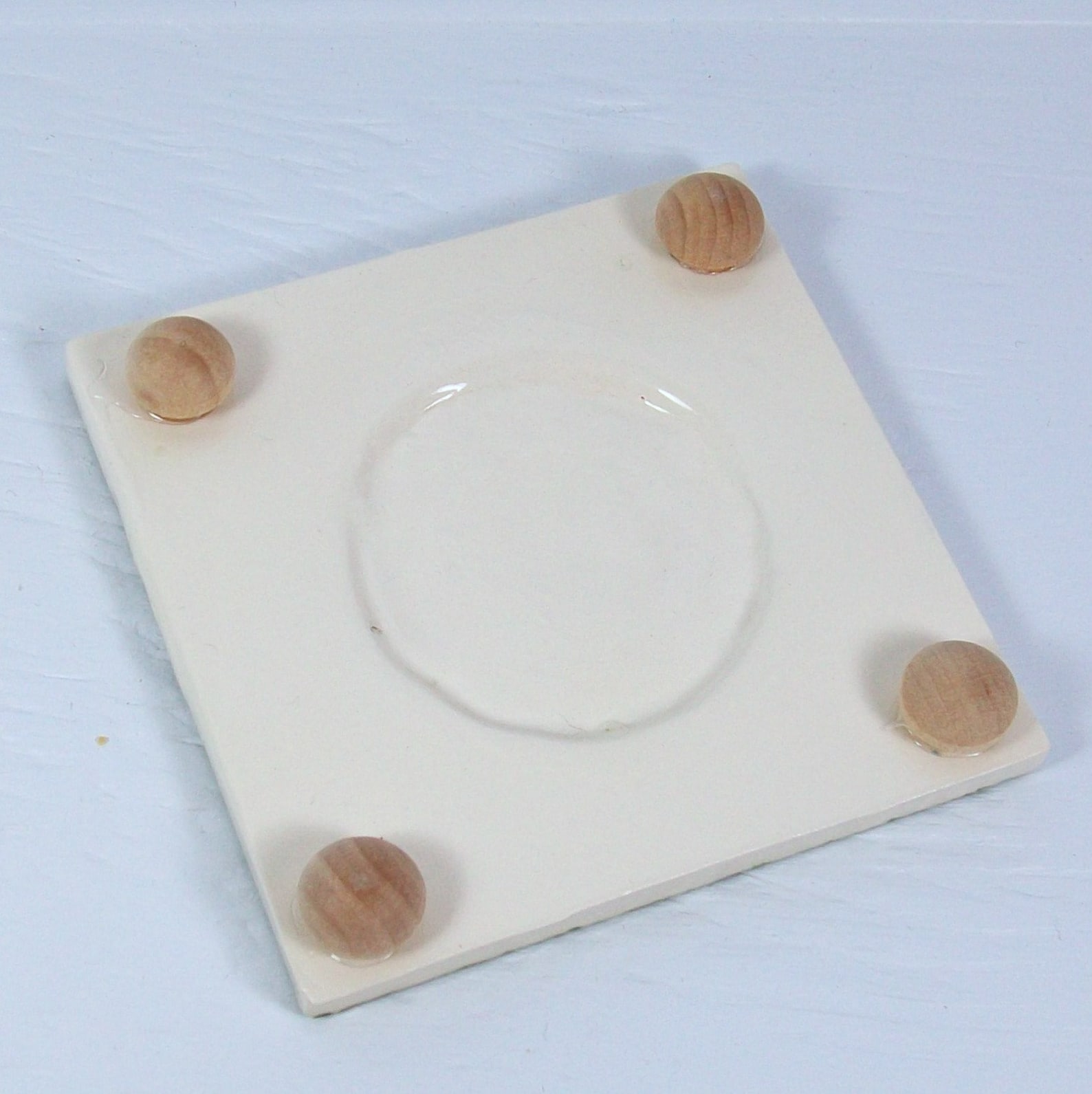 Handmade Ceramic Tile Trivet / Spoon Rest / Tea Bag Holder / | Etsy