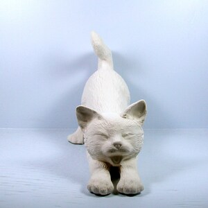 Ready to Paint Ceramic Cat Figurine / Paint It Yourself - Etsy