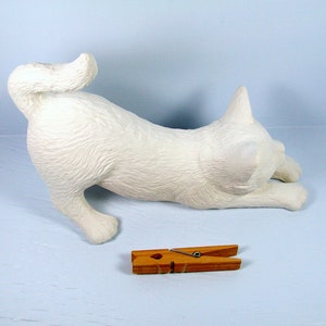 Ready to Paint Ceramic Cat Figurine / Paint It Yourself - Etsy