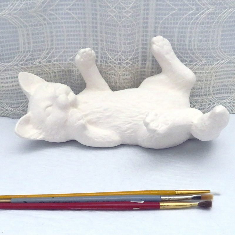 Ceramic Cat - Etsy