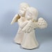 Bisqueware Hugging Angels / Paintable Ceramic Hugging Angels / Ready to ...