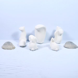 Small Woodland Ceramic Bisque Animals / Unpainted Ceramics / - Etsy