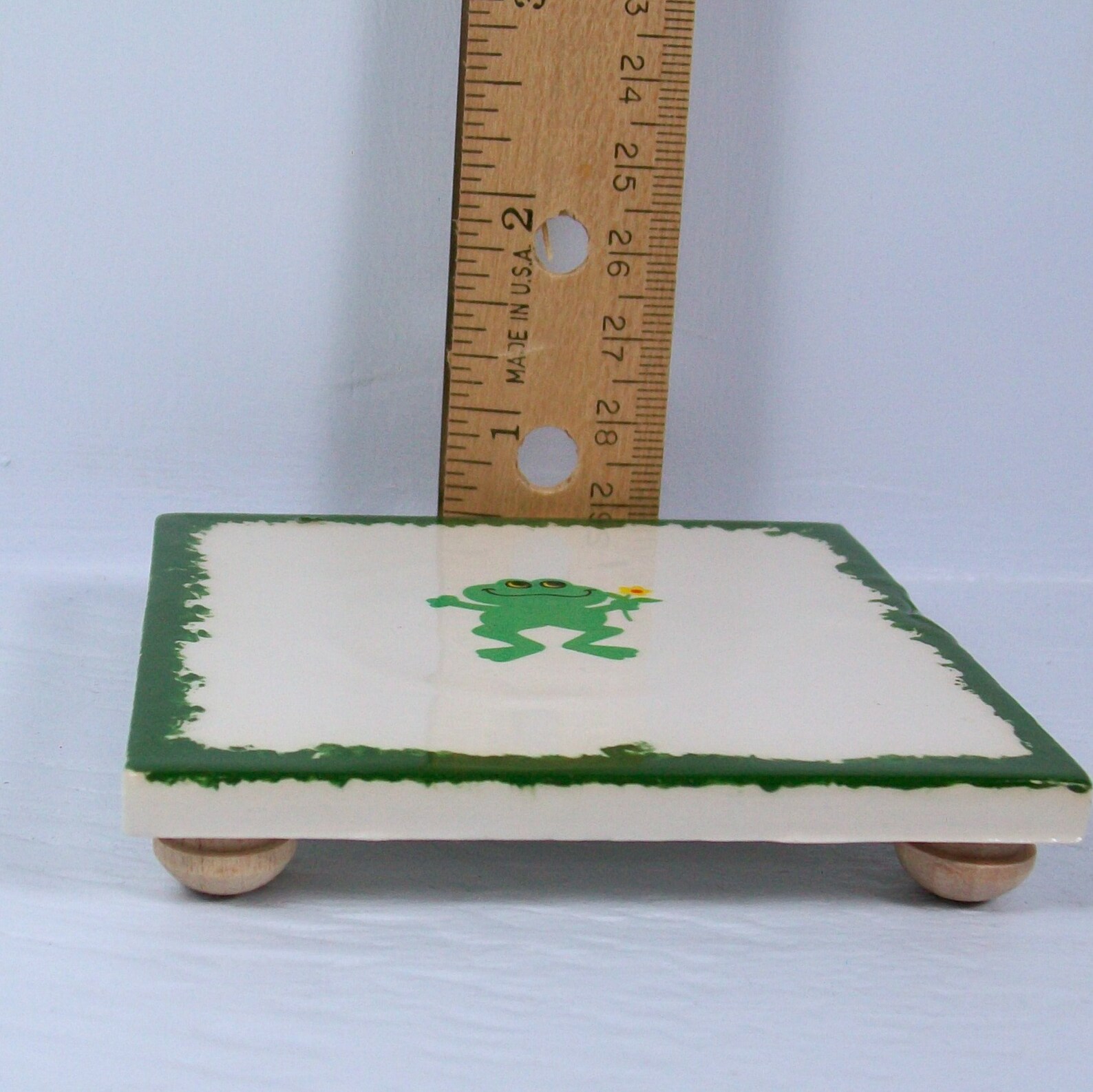 Handmade Ceramic Tile Trivet / Spoon Rest / Tea Bag Holder / | Etsy