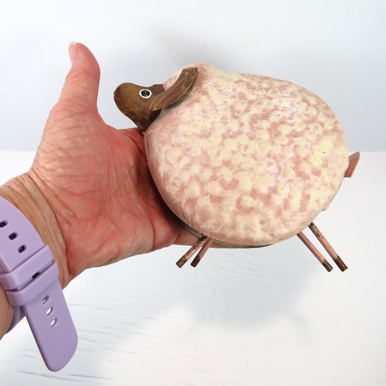 Vintage Metal Bouncy Sheep Figurine / Farmhouse Decor / Gift - Etsy