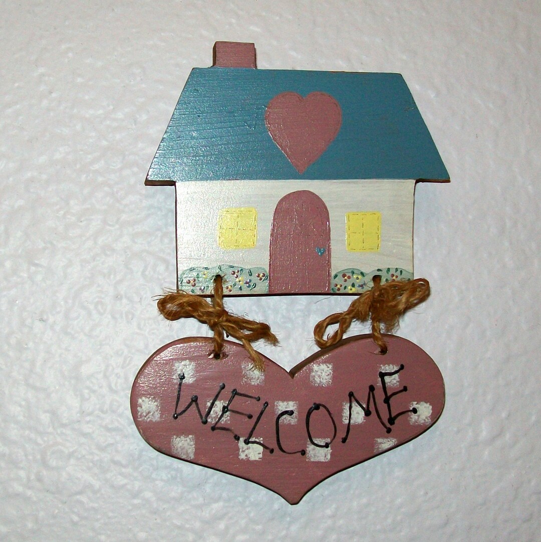 Handmade Rustic Wooden Welcome Sign / Wall Art Decor / Ready to Hang ...