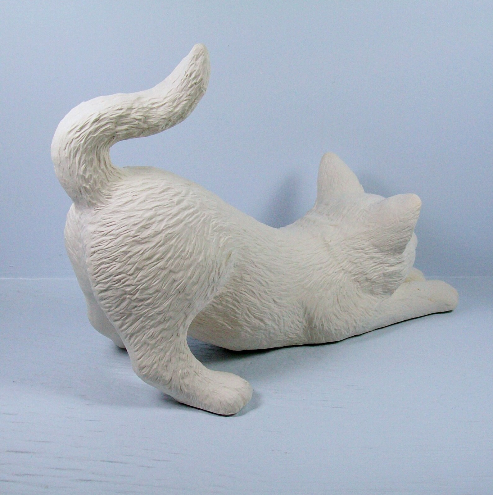 Ready to Paint Ceramic Cat Figurine / Paint It Yourself - Etsy