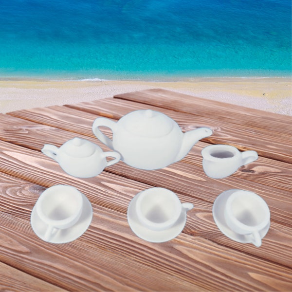 Painted Tea Pot - Etsy