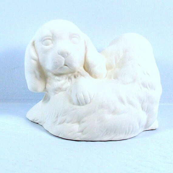 Unpainted Ceramic Bisque Puppies / Bisqueware / Ceramics to | Etsy