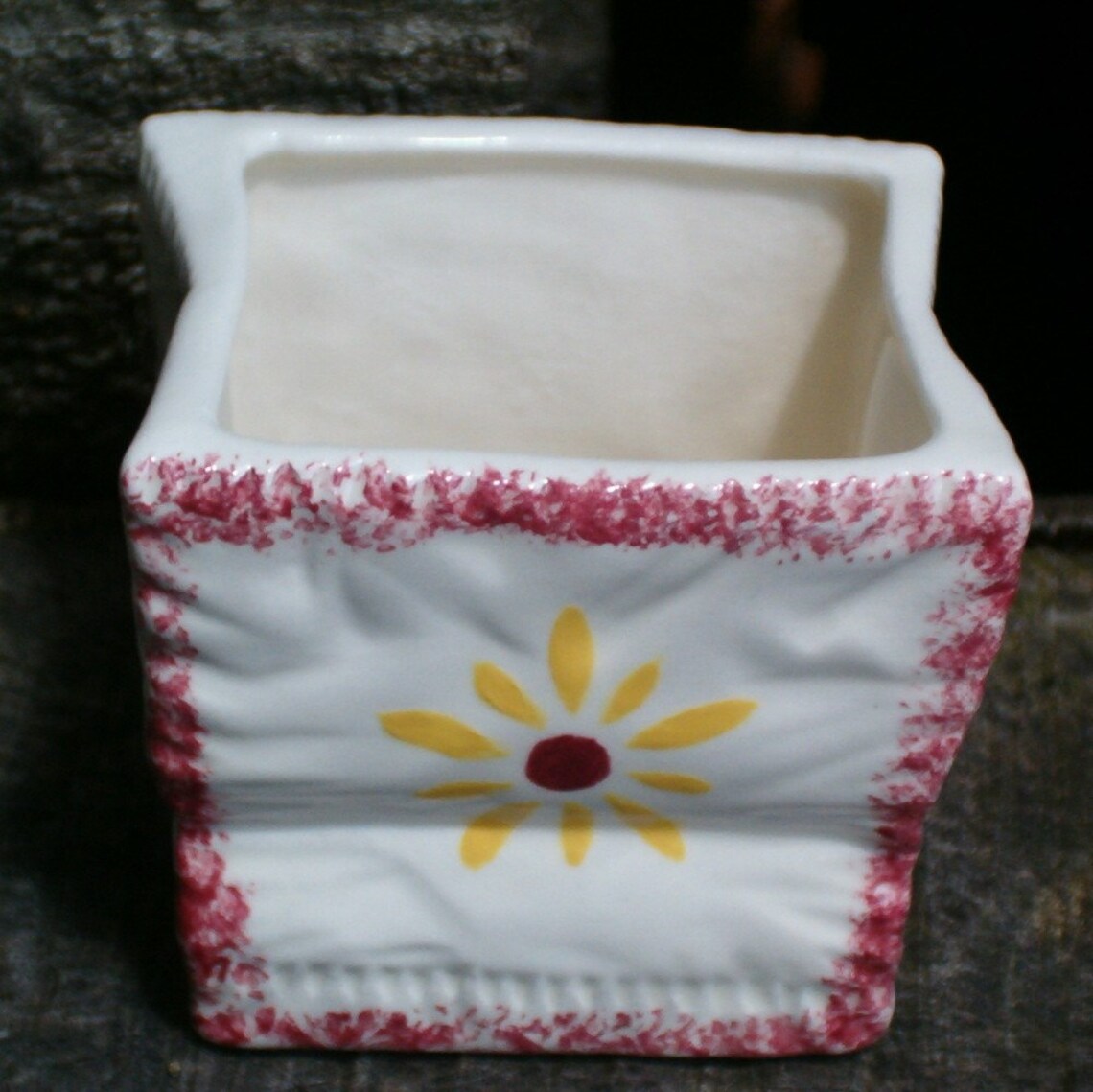 Handmade Ceramic Gift Bag With Handpainted Flower Ceramic - Etsy
