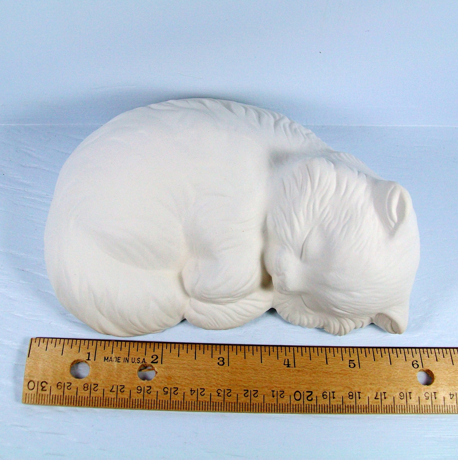 Unpainted Ceramic Kitten Figurine / Kitty Statue / Ceramics to - Etsy