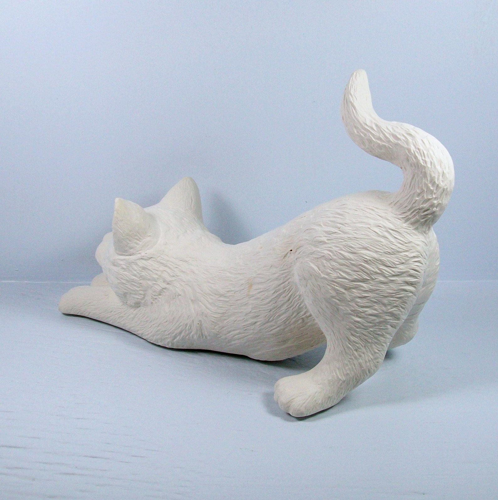 Ready to Paint Ceramic Cat Figurine / Paint It Yourself - Etsy