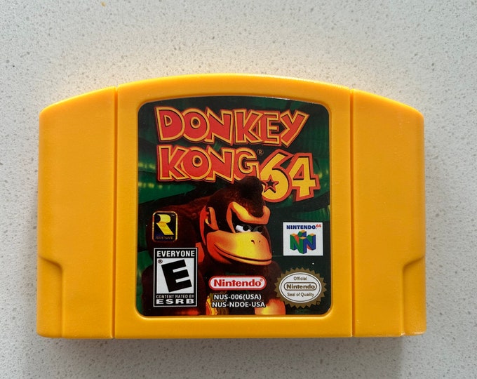Nintendo 64 Donkey Kong 64 Box - Etsy
