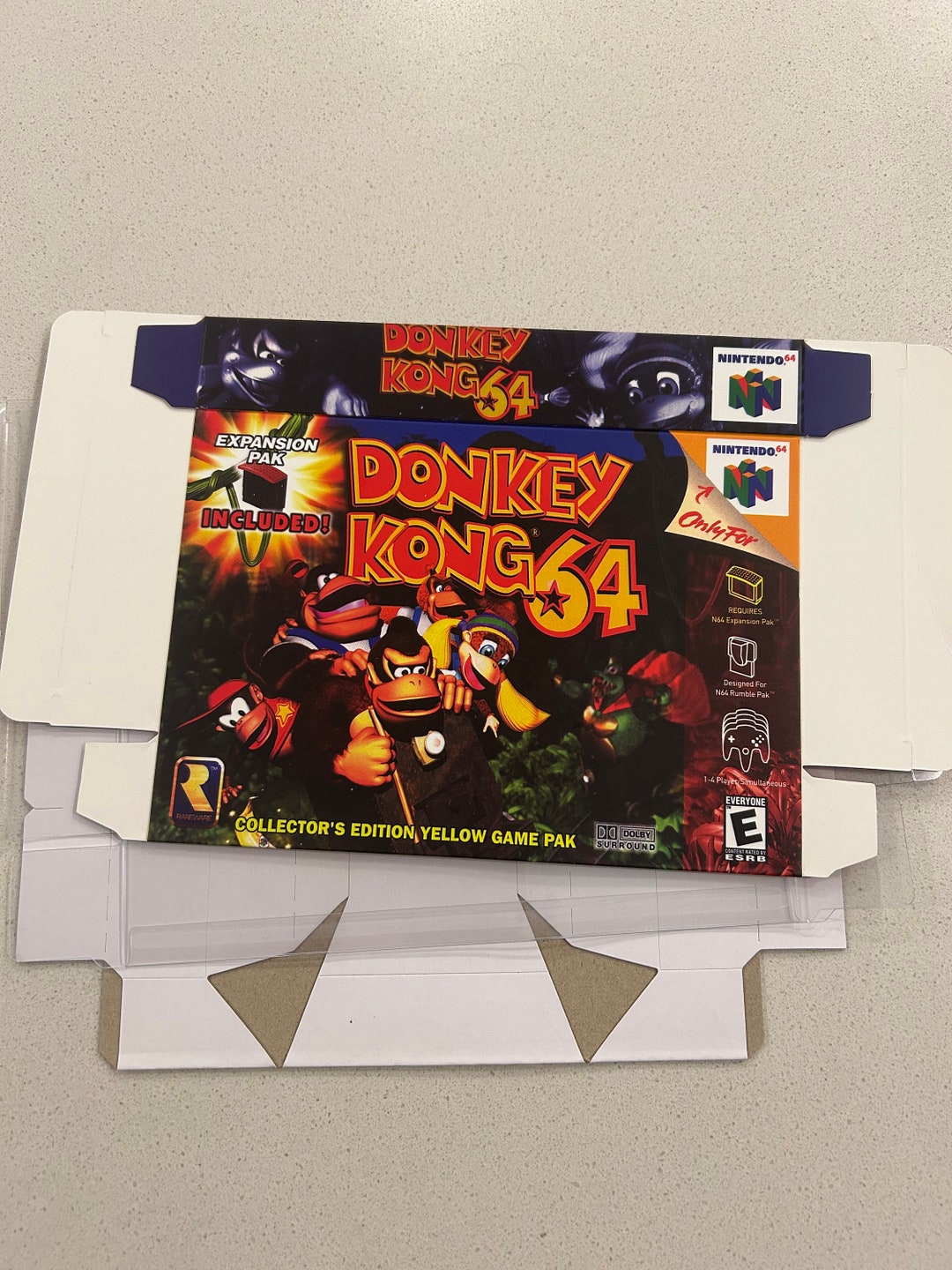 Donkey Kong 64 nintendo 64 N64 Box Protector - Etsy