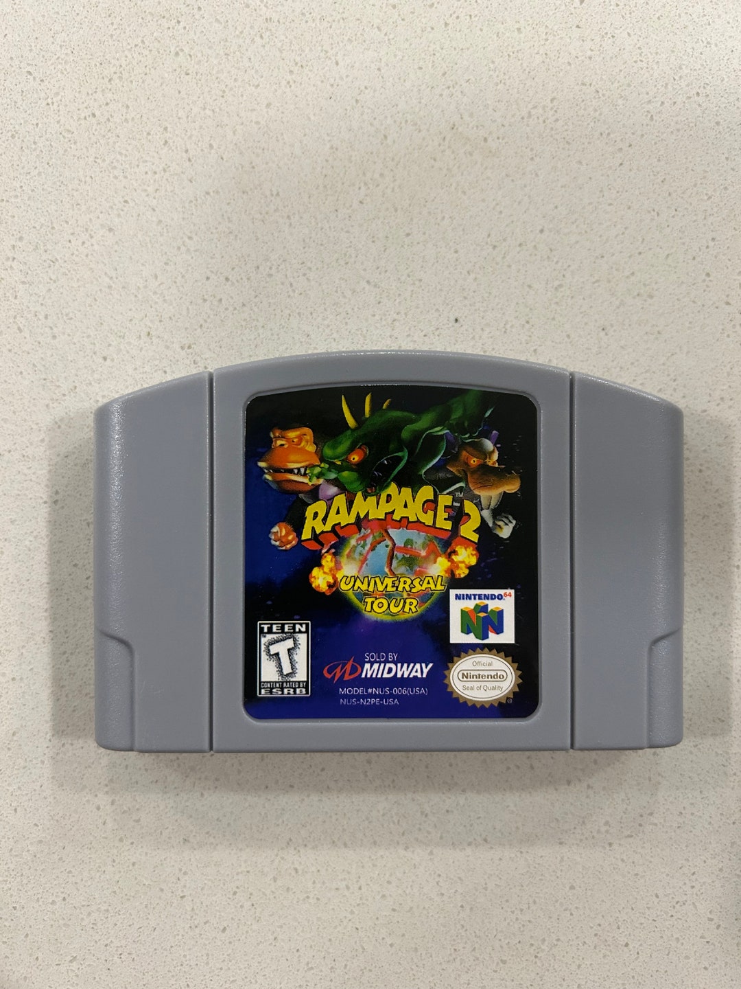 Rampage 2 Universal Tour (nintendo 64 N64) Game - Etsy
