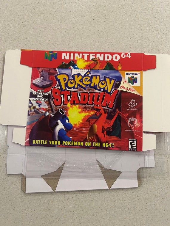 Pokemon Stadium nintendo 64 N64 Box Protector Etsy