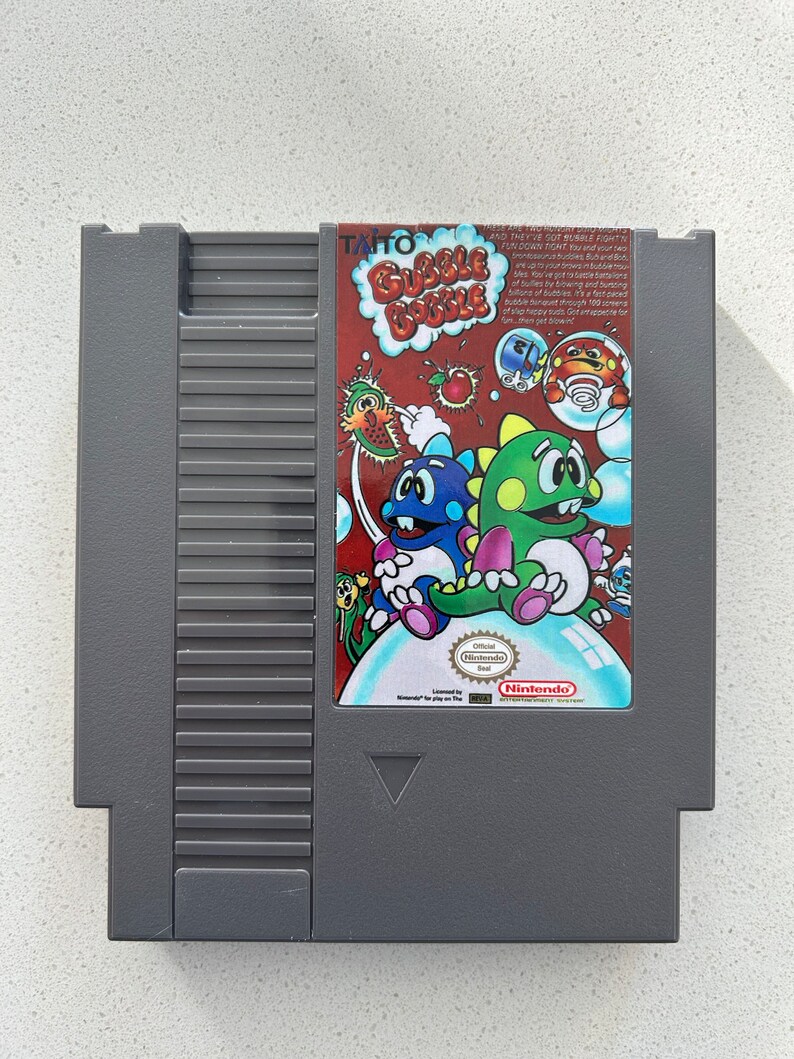 Bubble Bobble (NINTENDO NES) Game - Etsy