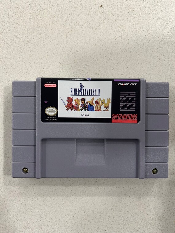 Final Fantasy IV 4 FF4 Super Nintendo SNES Game