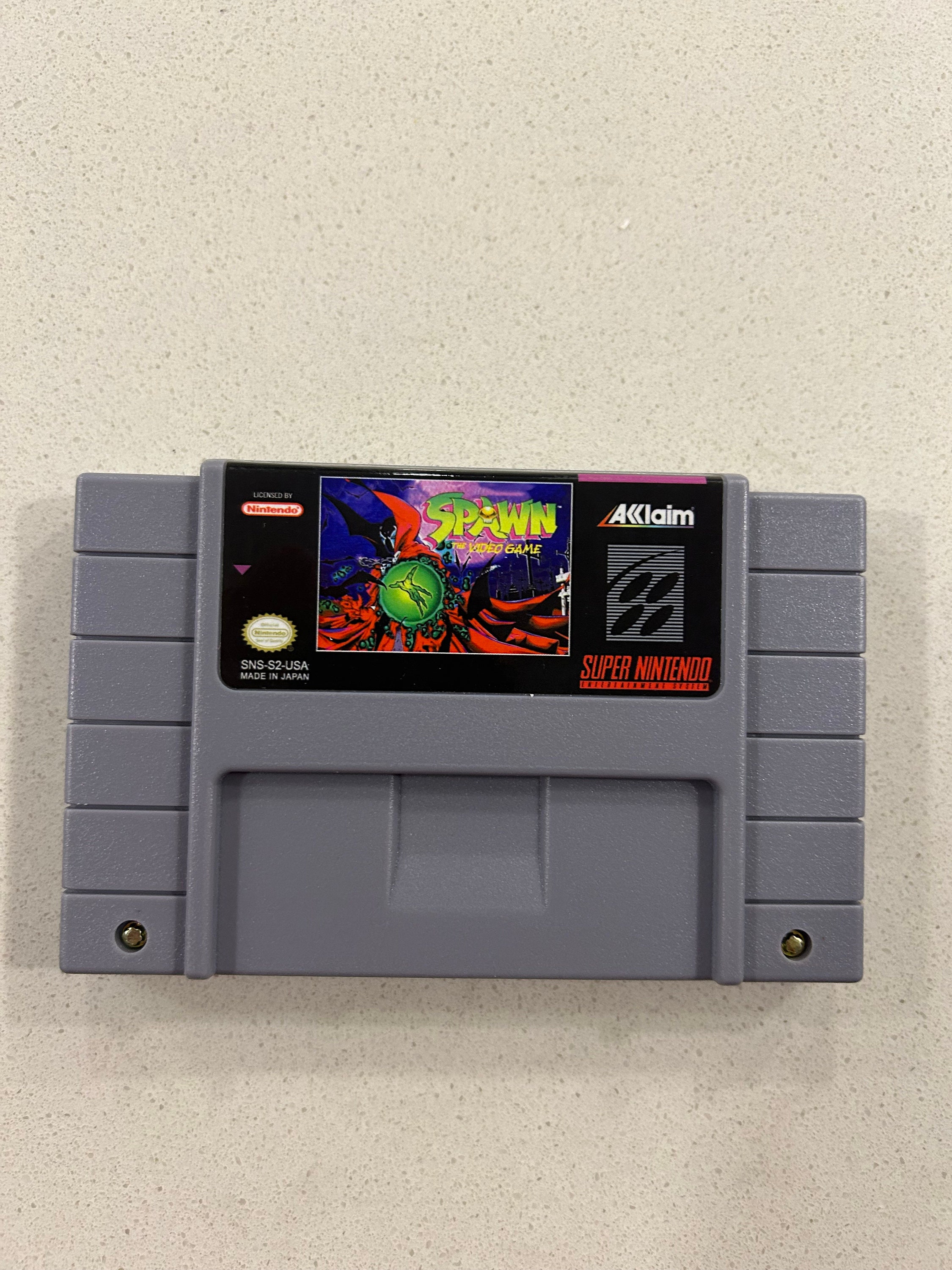 Spawn the Video Game super Nintendo SNES Game Etsy Canada