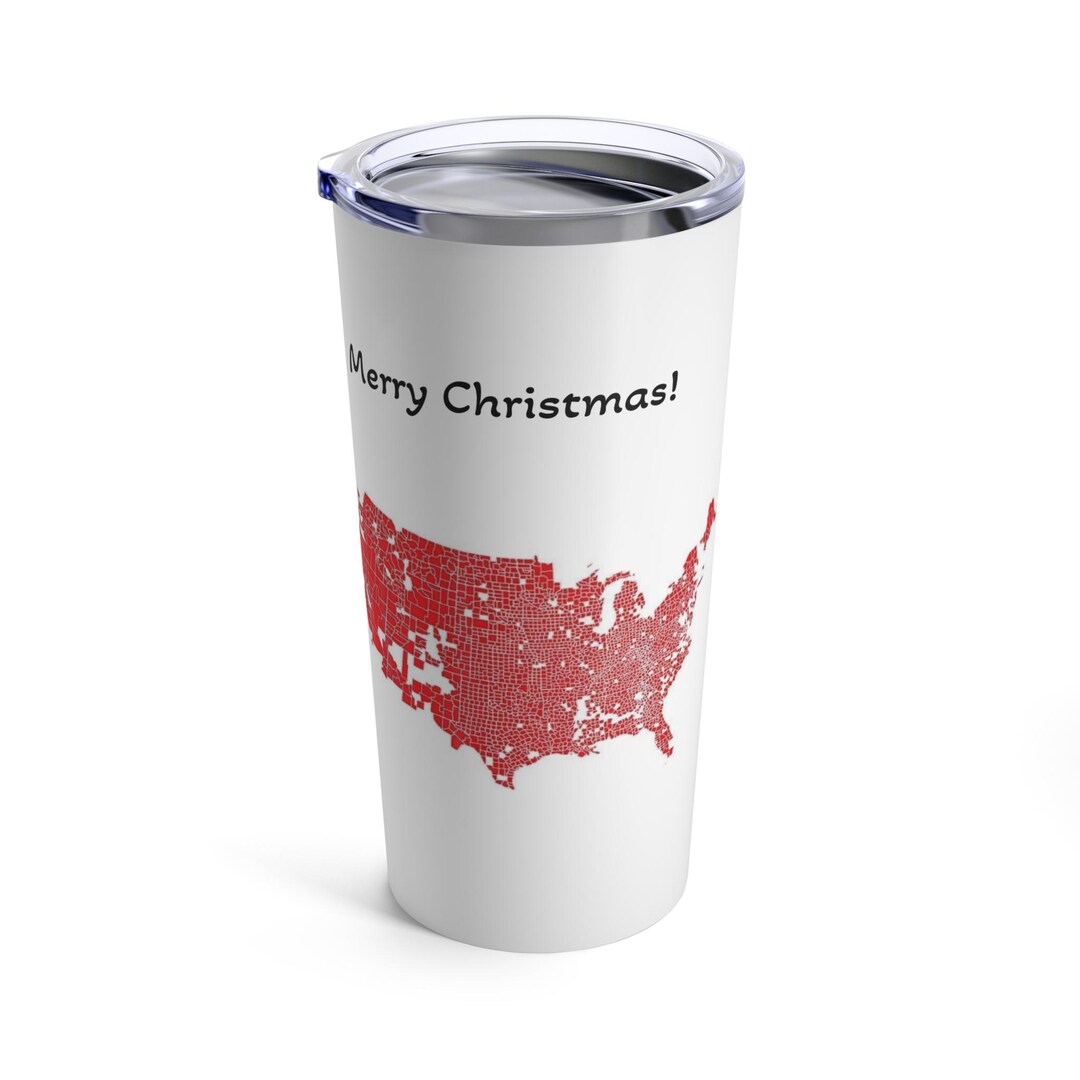 Tumbler: Politics Map Trump 2024 MAGA Patriotic Funny Meme, Christmas ...