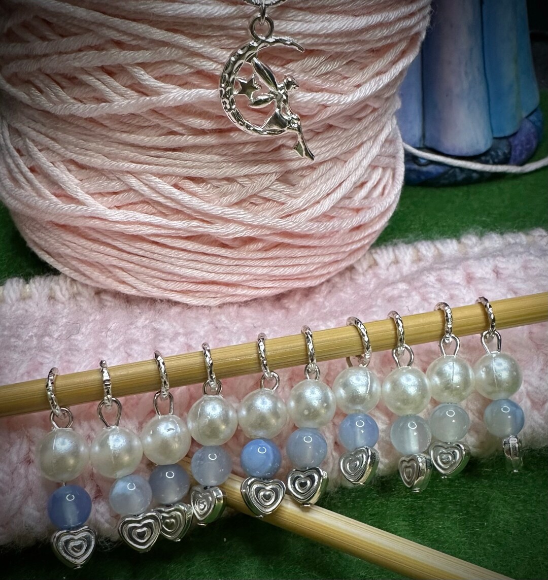 Water Sprite Collection Stitch Counter, Marker, & Stitch Marker Clip - Etsy