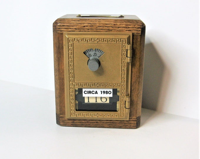 Post Office Box Door 1980's Bank Dial Combination Lock - Etsy