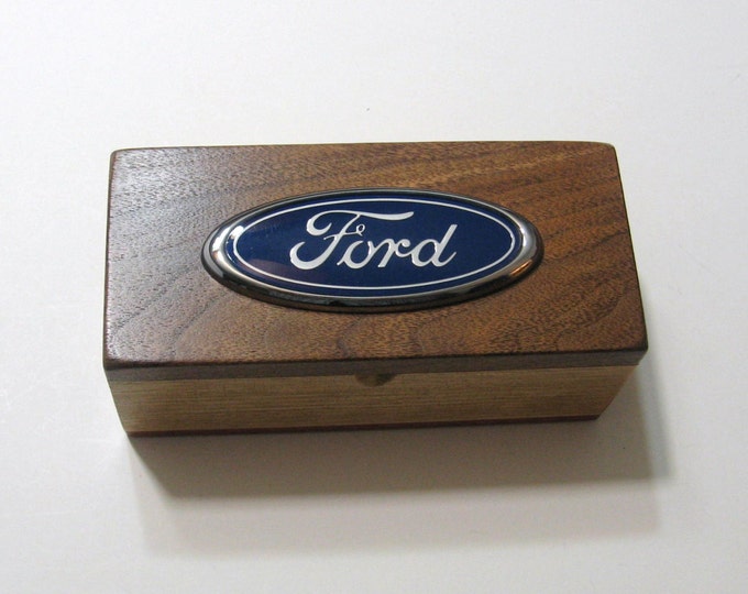 Ford Treasure Box Made From Three Woods - Etsy