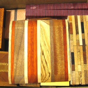 Laminated Multi-wood Blocksand Peices for Crafts - Etsy