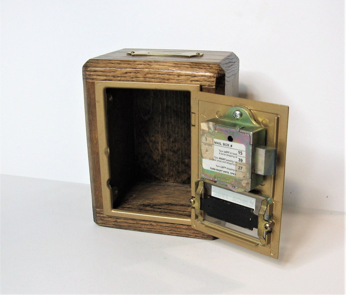 Post Office Box Door 1980's Bank Dial Combination Lock - Etsy