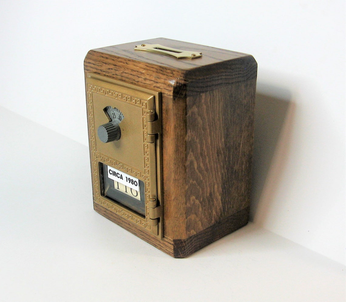 Post Office Box Door 1980's Bank Dial Combination Lock - Etsy