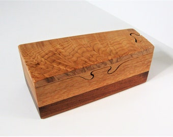 Wood Puzzle Jewelry Box - Etsy