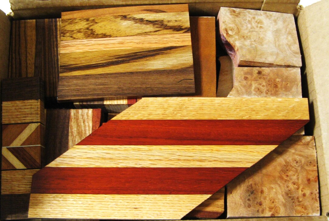 Laminated Multi-wood Blocks for Crafts - Etsy